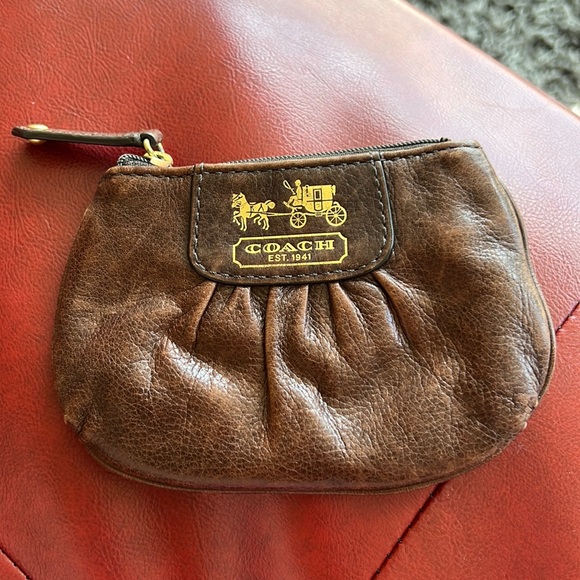Coach | Bags | Leather Coach Coin Purse | Poshmark